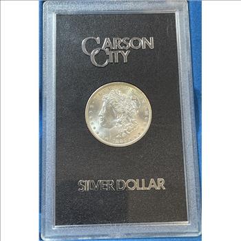 1883-CC Carson City Minted Morgan Silver Dollar w/Original GSA Issued ...