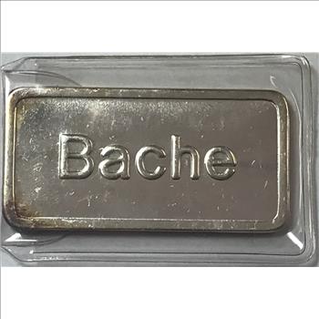 Vintage Bache 1 oz .999 Fine Silver Bar | Property Room