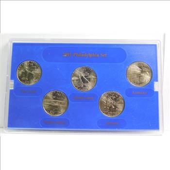 2001 Philadelphia US State Quarter Collection Briiliant Uncirculated ...