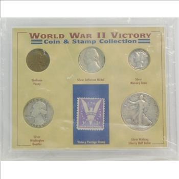 World War 2 Coin & Stamp Collection Custom Holder | Property Room