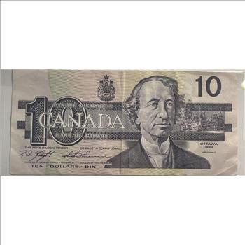 1989 $10 Canada Bank Note | Property Room