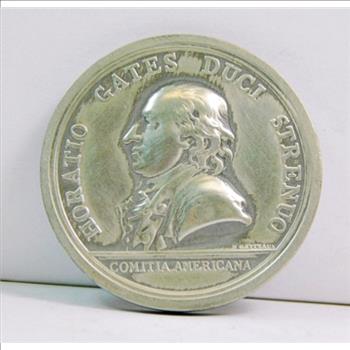 Medal Awarded to Major General Horatio Gates for the Victory at ...