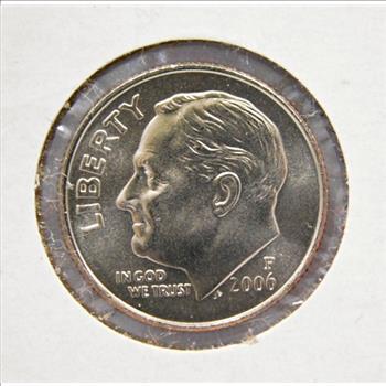 2006-P SATIN FINISH Roosevelt Dime - Brilliant Uncirculated | Property Room