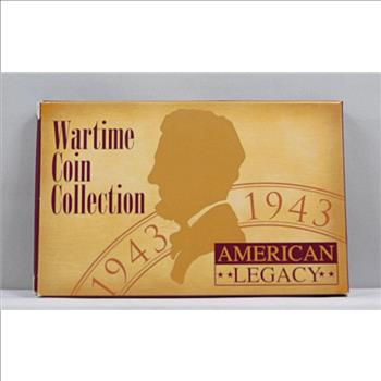 Wartime Coin Collection - Five (5) 1943 Wartime Emergency Steel Cents ...