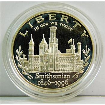 1996-P Proof Smithsonian Institution 150th Anniversary Commemorative ...