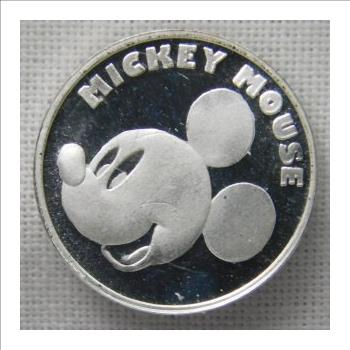 Disney's 1/20th oz. .999 Fine Silver Mickey Mouse Round | Property Room