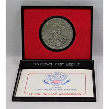 Lt. Col. William Washington Commemorative Medal - 8th in the 10 Piece ...