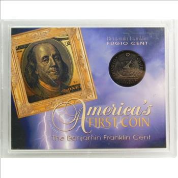 America's First Coin - The Benjamin Franklin Fugio Cent - Reproduction ...