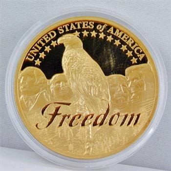 From the Symbols of Freedom Coin Collection - 1.5" Medallion Layered in ...