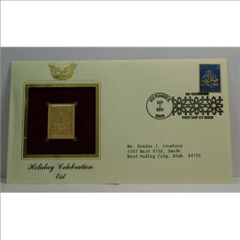 22K Gold Proof Replica Stamp - Holidays Celebrations - Eid - Golden ...