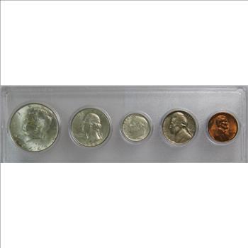 1964 United States Silver Uncirculated Coin Set - In Whitman Holder ...