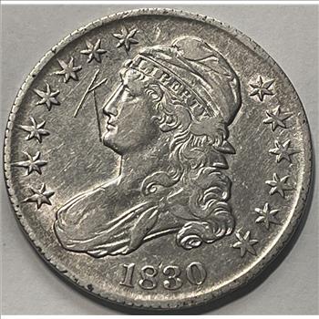 1830 Capped Bust Silver Half Dollar | Property Room