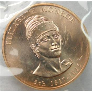 2008 Elizabeth Monroe Commemorative Bronze First Spouse Medal - In ...