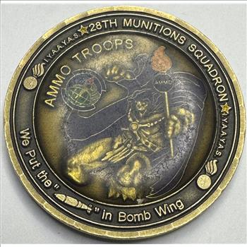 28th Munitions Squadron - Weapons Troops - Military Challenge Coin ...