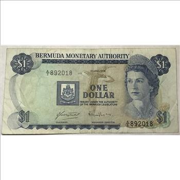 1978 Bermuda Monetary Authority $1 Bank Note | Property Room