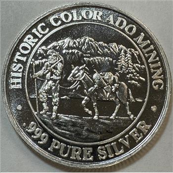 .999 Fine Silver Historical Colorado Mining American Wildlife Series ...