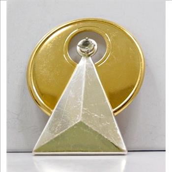 Vulcan Idic Star Trek Insignia Collection - 24K Gold Layered Sterling ...