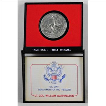 America's First Medals*Lt Col William Washington*Battle of Cowpens ...