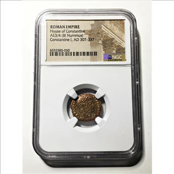 Ancient*Roman Empire*House of Constantine*AE3/4 (BI Nummus)*Constantine ...