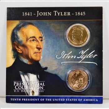 Both 2009-P & D John Tyler Presidential Commemorative Dollars ...