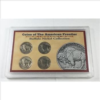 Buffalo Nickel Collection*1937, 1930, 1930 and 1936*In Custom Holder ...