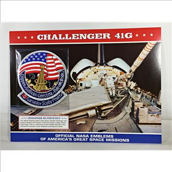 CHALLENGER 41G (13th Space Shuttle) NASA Space Mission Emblem Patch ...