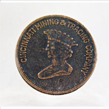 Cincinnati Mining & Tracing Co. $20.00 Spurious Piece for 1849 Trading ...