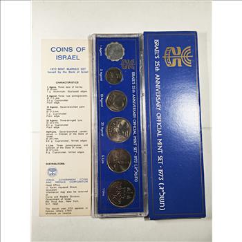 Coins of Israel*Official Mint Set 1973*All Coins are Specially Mint ...