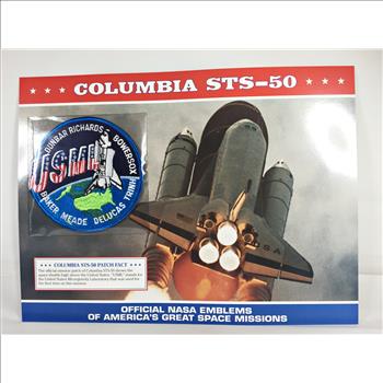 COLUMBIA STS-50 (Microgravity Tests Conducted) NASA Space Mission ...