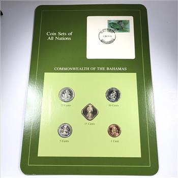 Commonwealth of the Bahamas*Coin Sets of All Nations Series*8" x 12 ...