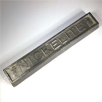 D. Stapun 50oz Nickelite Bar Babbitt Metal | Property Room