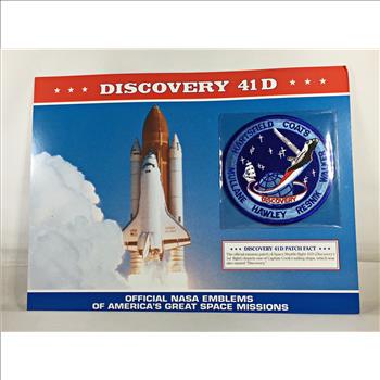 DISCOVERY 41D (Discovery's Maiden Voyage) NASA Space Mission Emblem ...