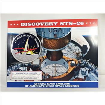 DISCOVERY STS-26 (Commander Hauck) NASA Space Mission Emblem Patch ...