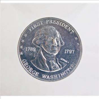George Washington Medallion*Shell's Mr. President Coin Game | Property Room