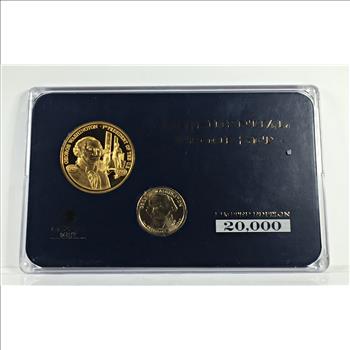 George Washington Presidential Proof Set*24K Gold Layered Medallion ...