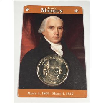 James Madison Presidential Commemorative Dollar*Brilliant Uncirculated ...