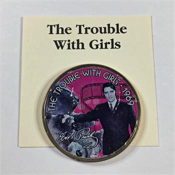 Kennedy Half Dollar with Colorized Elvis Presley Bust*The Trouble With ...