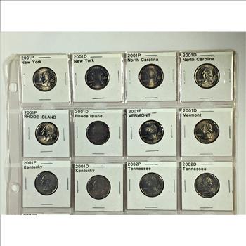 Lot of 20 2001's and 2002's Commemorative State Quarters*High Grade ...