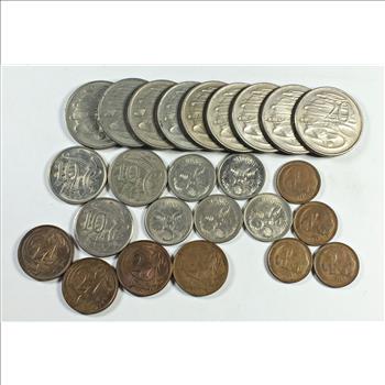 Lot of 25 British Commonwealth Coins*Various Denominations, Years and ...