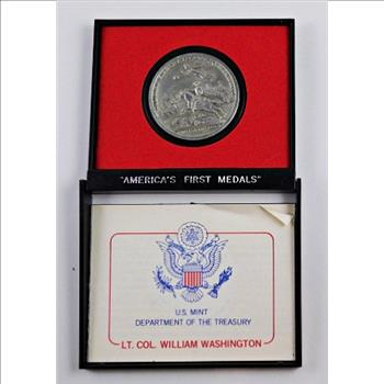 Lt. Col. William Washington*America's First Medals*US Minted Pewter ...