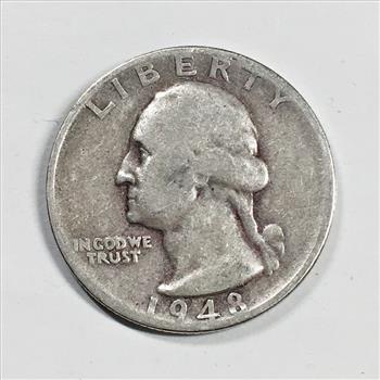 MINT ERROR*1948-S/S REPUNCHED MINT MARK (minor variety) Silver ...