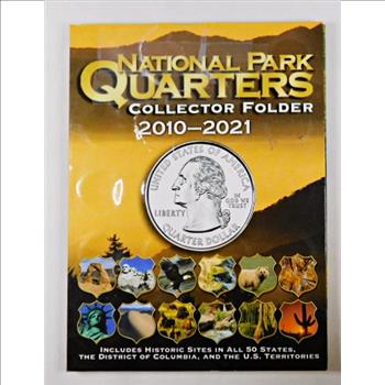 National Park Quarters Collector's Folder 2010-2021*Includes 12 ...