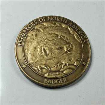 North American Hunting Club Medallion*BADGER*1.5" Diameter | Property Room