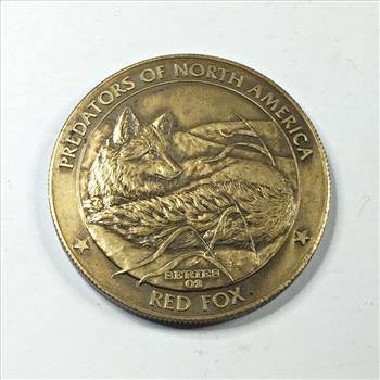 North American Hunting Club Medallion*RED FOX*1.5" Diameter | Property Room