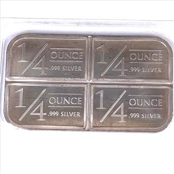 One (1) Troy Ounce .999 Fine Silver Breaker Bar*Stagecoach Silver ...