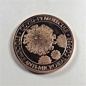 One AVDP oz .999 Fine Proof Copper Round*Covid 19 Molecule*Stockpile ...