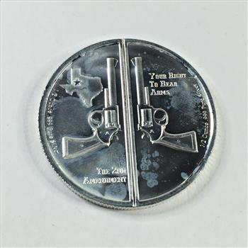One Ounce .999 Fine Silver Round*Guns Up America | Property Room