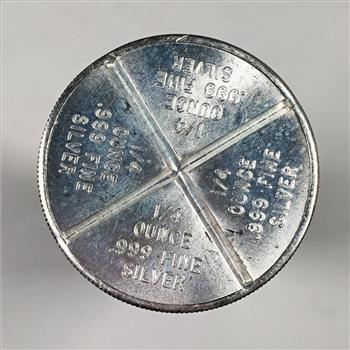 One Troy Ounce .999 Fine Silver Breaker Round*Silver Trade Unit ...