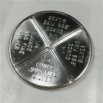 One Troy Ounce .999 Fine Silver Breaker Round*Silver Trade Unit ...