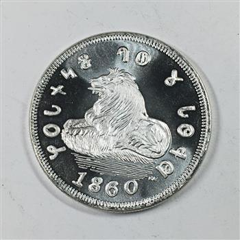 One Troy Ounce .999 Fine Silver Round*Rust Rare Coin | Property Room